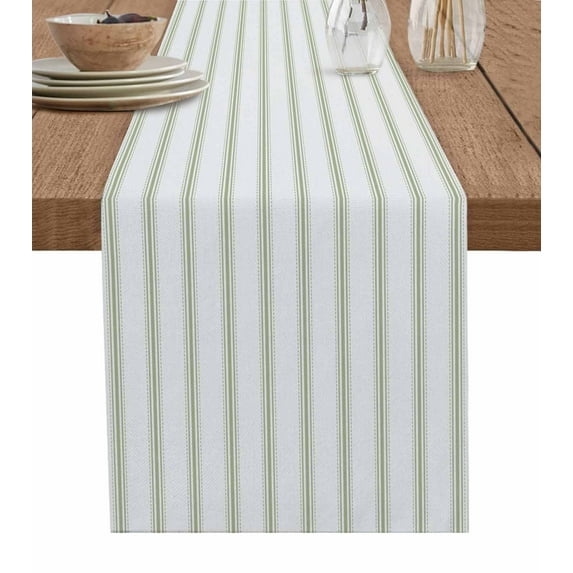 Black Stripes Solid Color Table Runner ration Home r Dinner Table ...