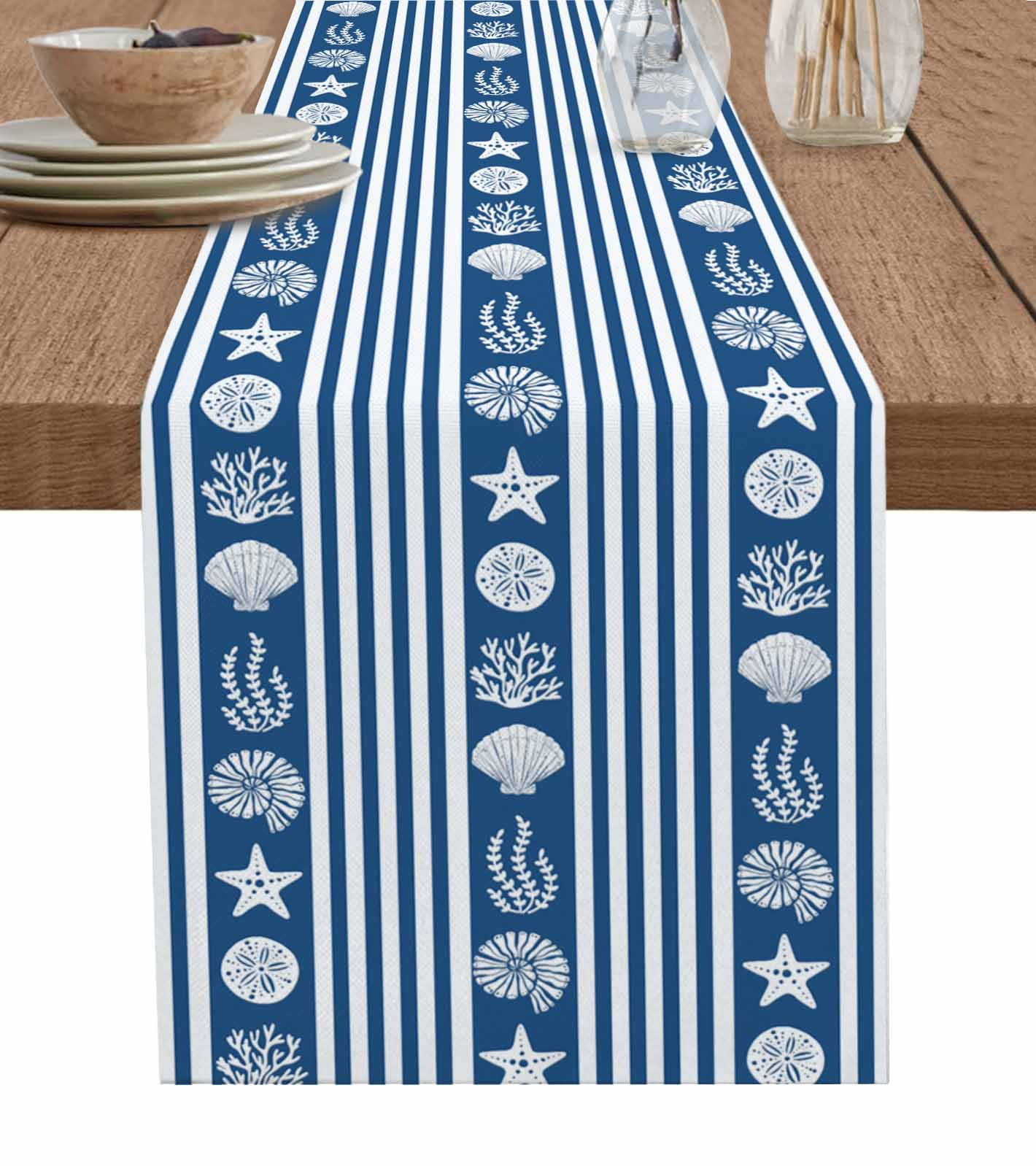Black Stripes Solid Color Table Runner ration Home r Dinner Table ...