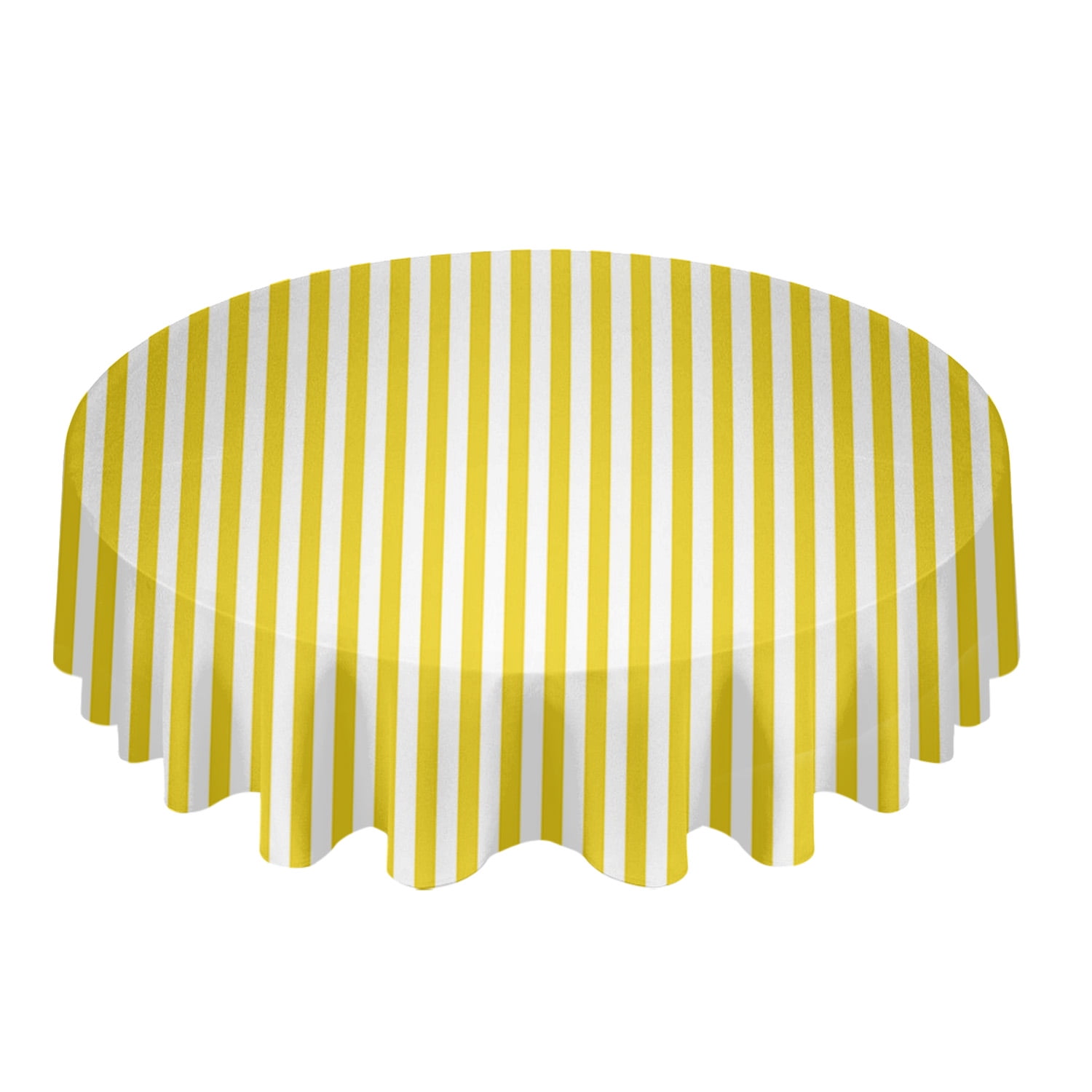 Black Strips Round Tablecloth Kitchen Decor Waterproof Table Cloth ...
