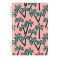 Black Stroke Palm Tree A5 Notebook Refillable 60 Sheets Detachable Ring ...