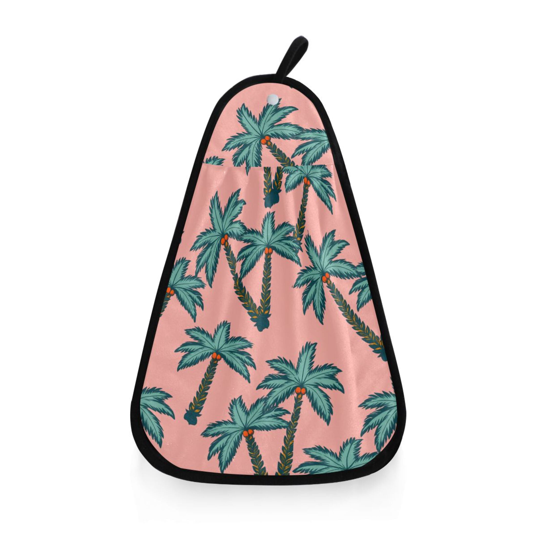 Black Stroke Palm Tree Hand Towel Quick Drying Home Storage Kitchen ...
