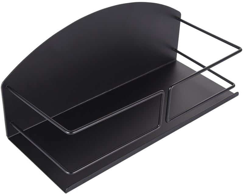 Black, Strong Magnetic Shelf – Magnetic Storage Rack for Kitchen ...