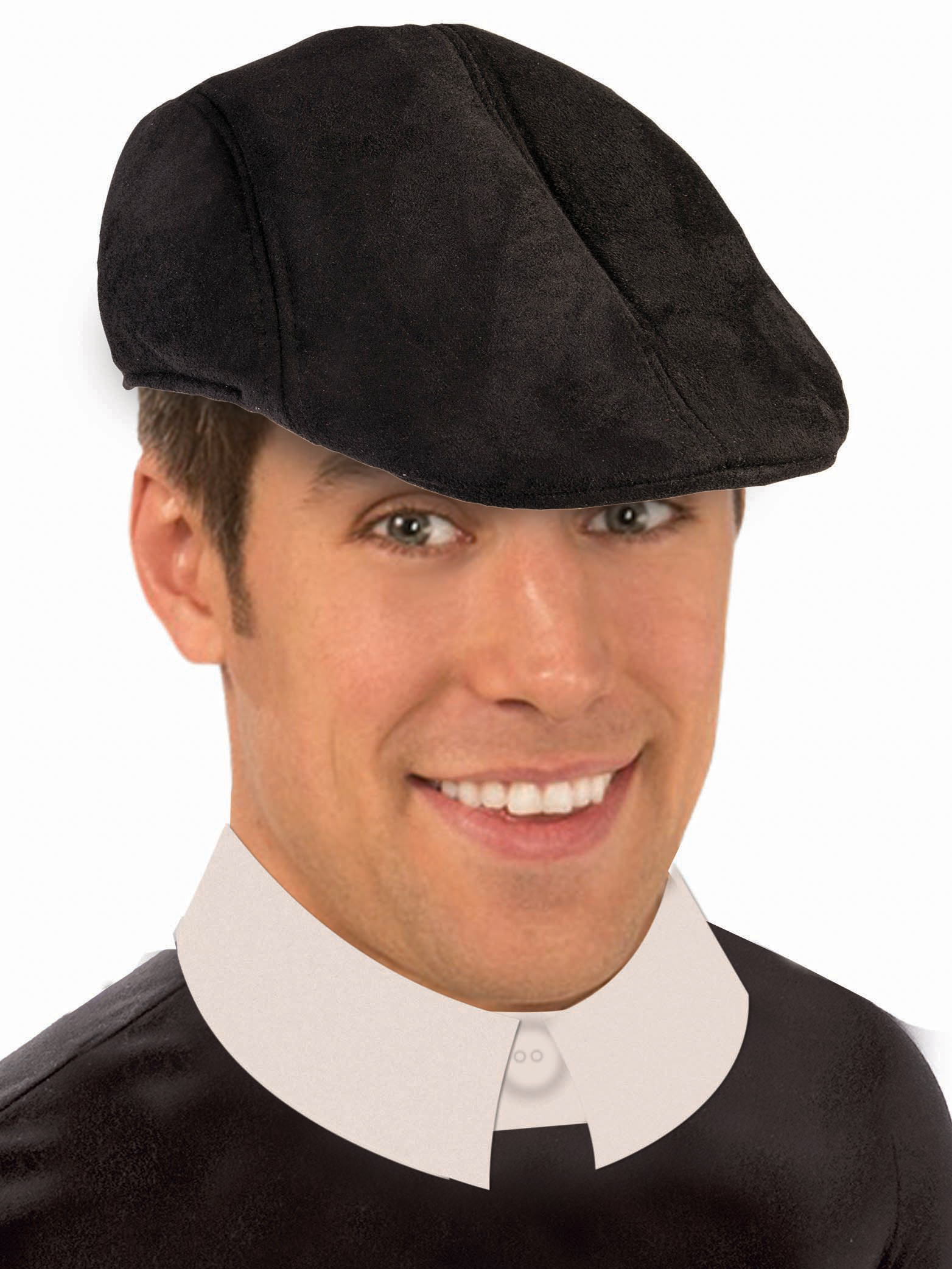 Black Suede Cap - Walmart.com