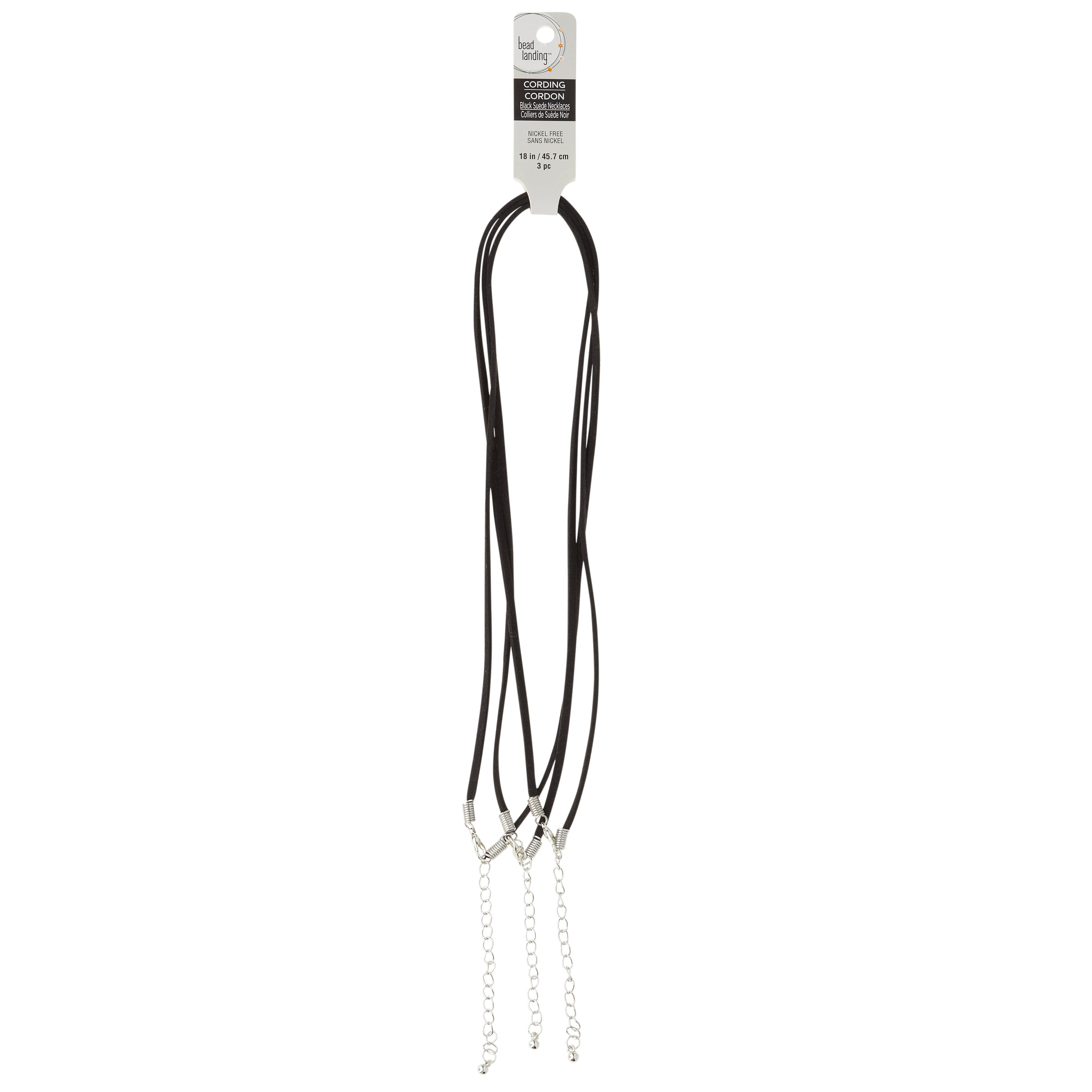 Black Suede Cording Necklace by Bead Landing - Walmart.com
