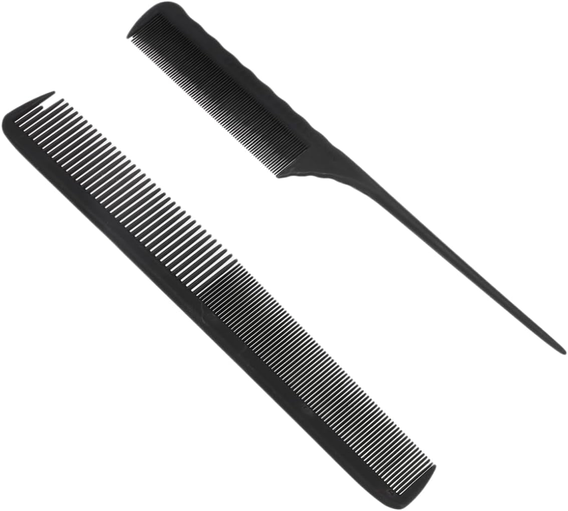 Black Suit Hair Accessories Set Black Comb Rat Tail Hair Comb Styling ...