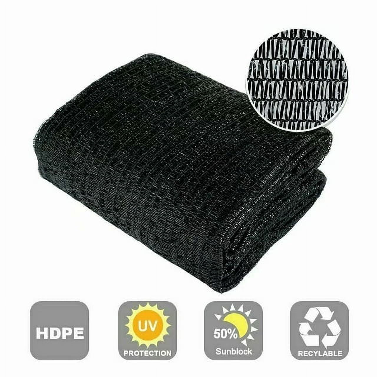 Black Summer Shade Cloth-90% Shading Rate Sunblock Mesh with Aluminum ...