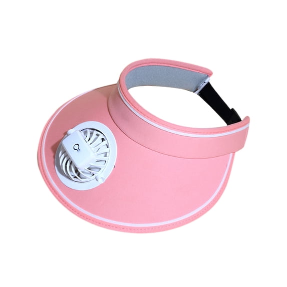 Black Sun Hat with 360 Degree Rotating Fan and Usb Charging, Uv ...