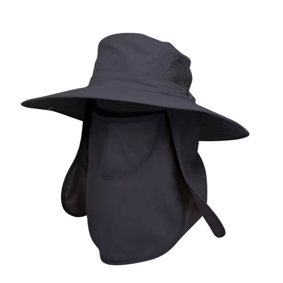 Black Sun Hats Removable Sun Hat Dayan Summer Climbing Fishing Hat ...