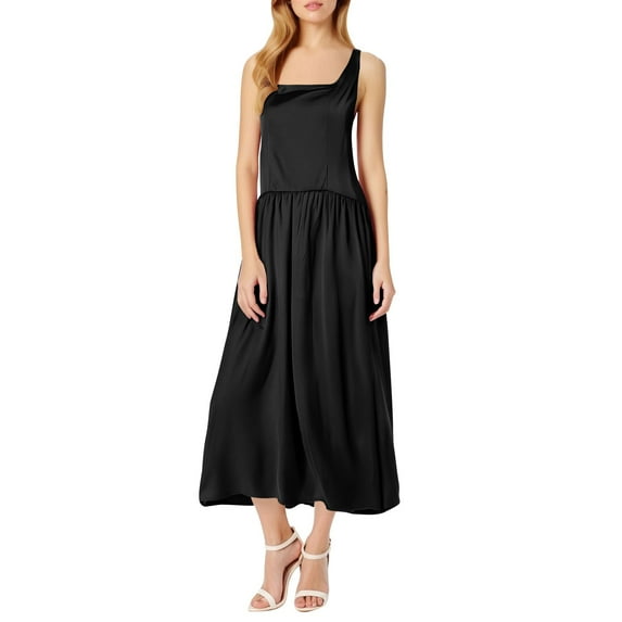 Black Sun Long Bodycon for Women Summer Fall Sleeveless Spaghetti Strap ...