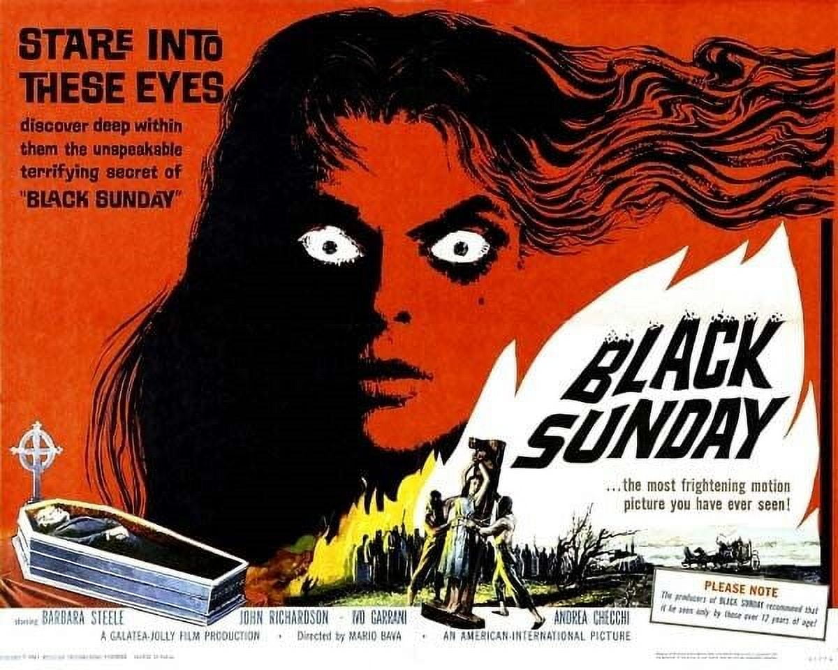 Black Sunday 1960 Barbara Steele horror masterpiece 16x20 inch movie ...