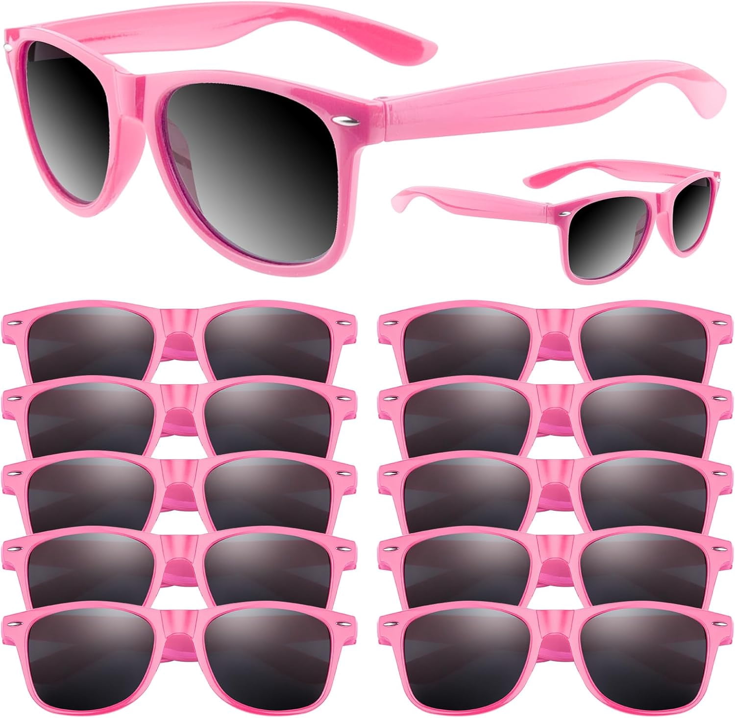 Black Sunglasses Bulk, 6/12/24/48 Pack Sunglasses Party Favors for ...