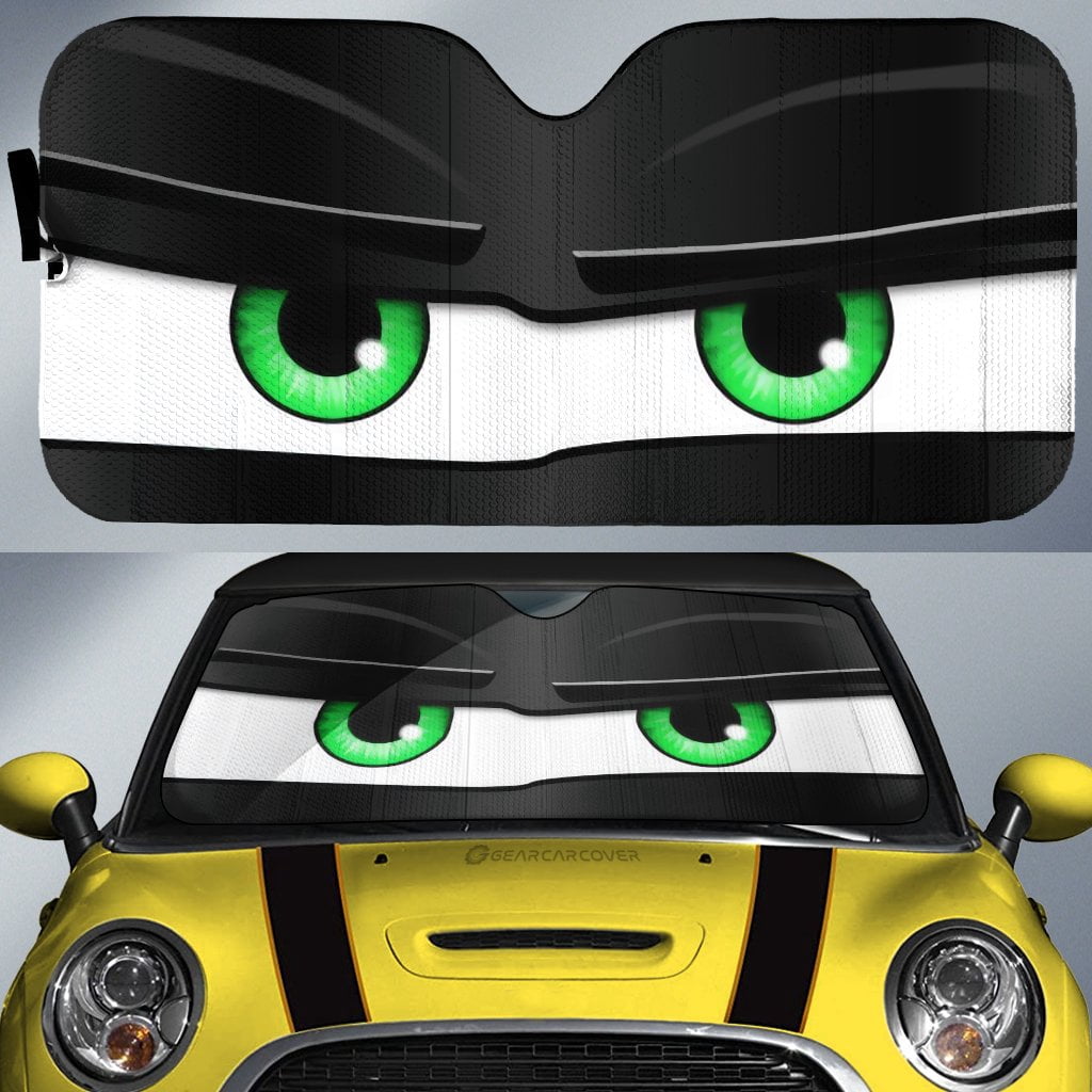 Black Suspicious Car Eyes Sun Shade Custom Car Accessories, Car ...
