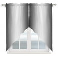 Black and Swag Valances for Windows 36 inches Long, White Gradient Swag ...
