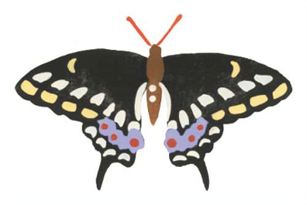 Black Swallowtail Butterfly Wall Stencil SKU #2686 by Designer Stencils ...