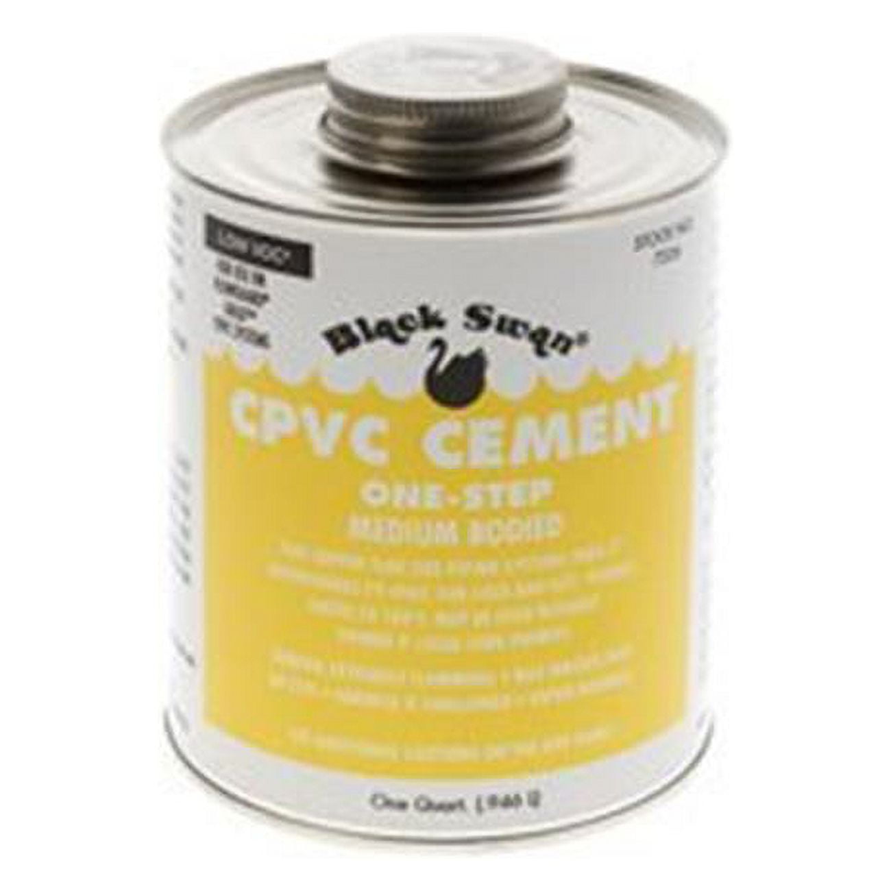 Black Swan Manufacturing CPVC Onestep Flow Gold Cement Yellow - 4 oz ...
