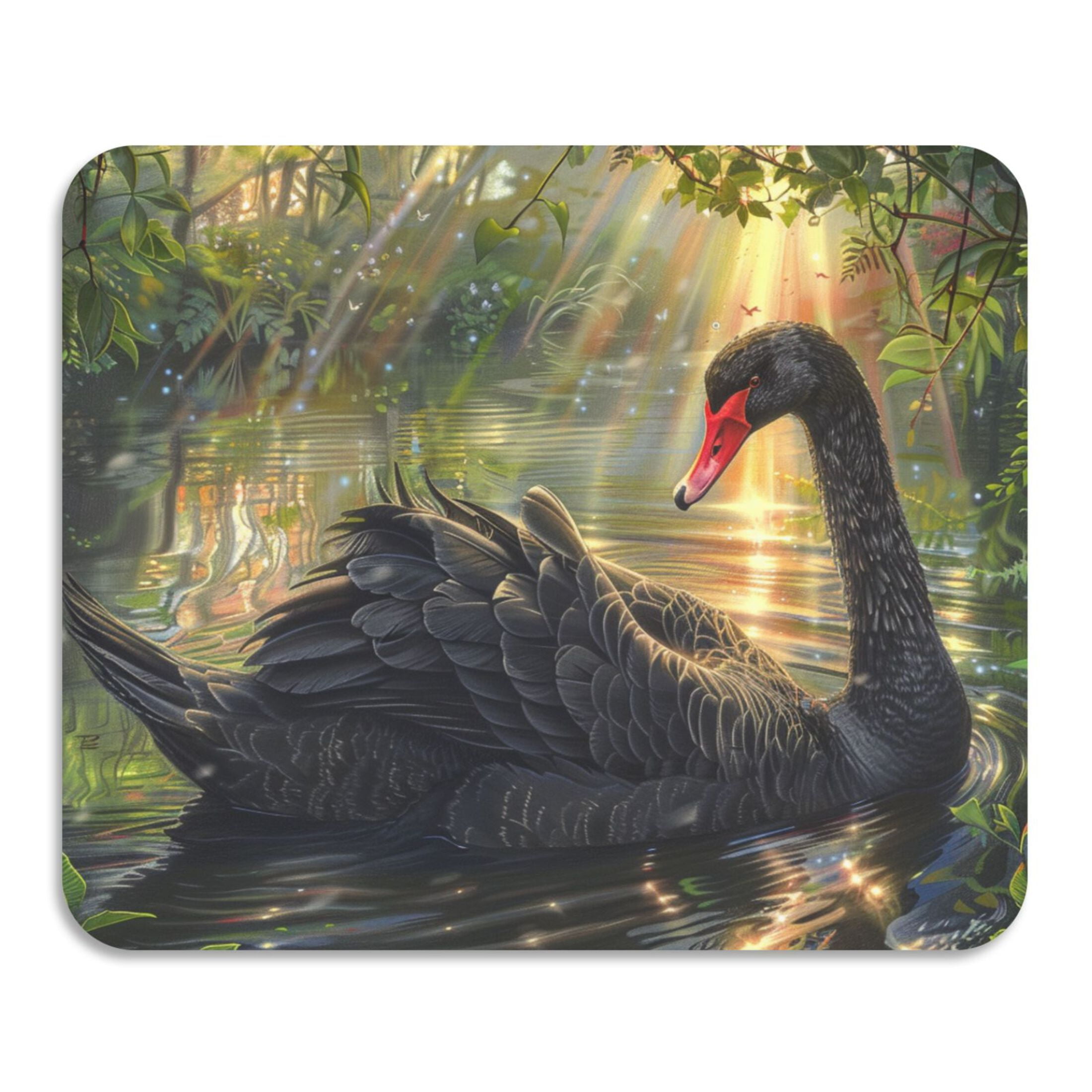 Black Swan Sunlight Dish Drying Mat Water Absorbent Non Slip Heat ...