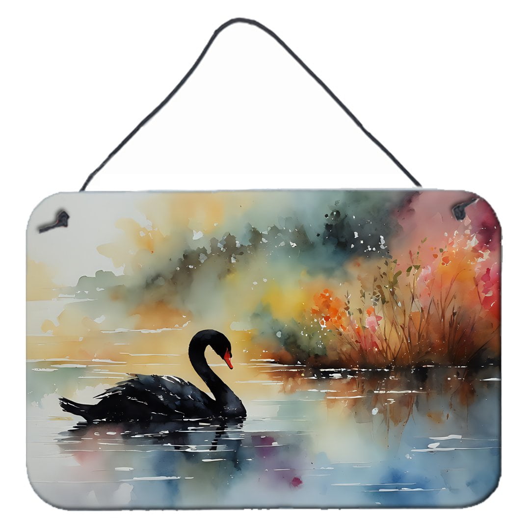 Black Swan Wall or Door Hanging Prints 8 in x 12 in - Walmart.com