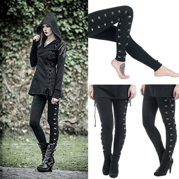 Black Sweatpants Women Side Black Pans Up Leggings Skinny Women Fashion ...