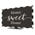 Black Sweet Home TV Cover for 43 Inch Screen, Stretch Fabric Dustproof ...