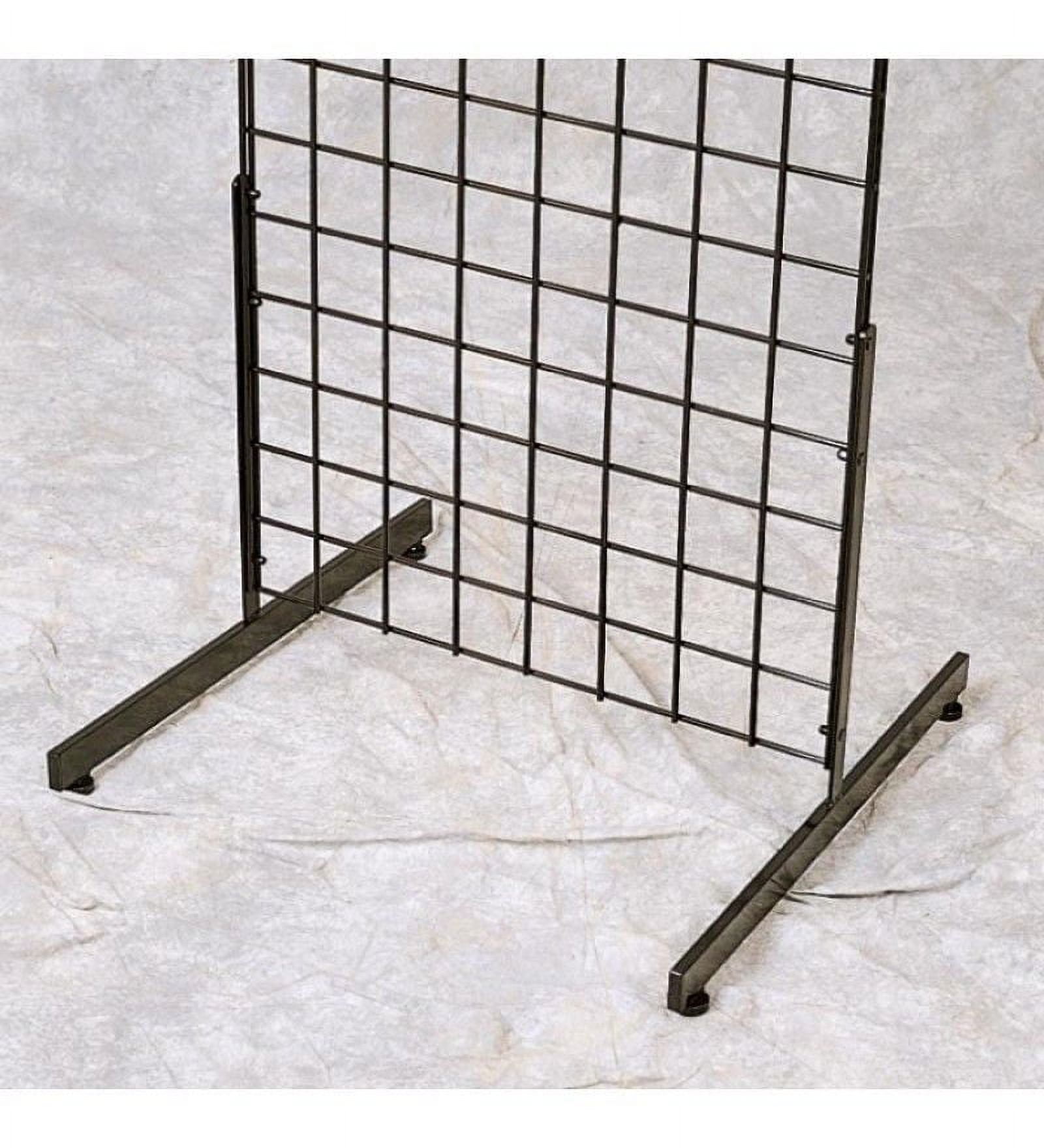 Black T-Shape Gridwall Panel Legs Display (Set Of 2) - Walmart.com