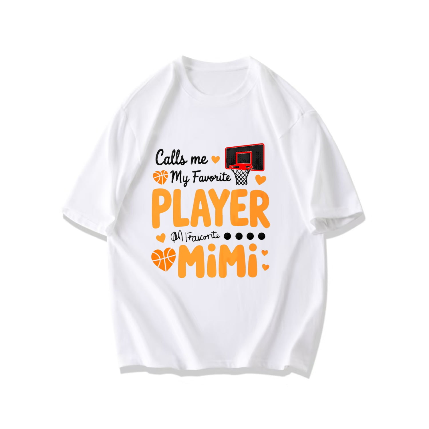 Black T Shirt Calls Me My Favorite Player A Favorite Mimi Basketball ...