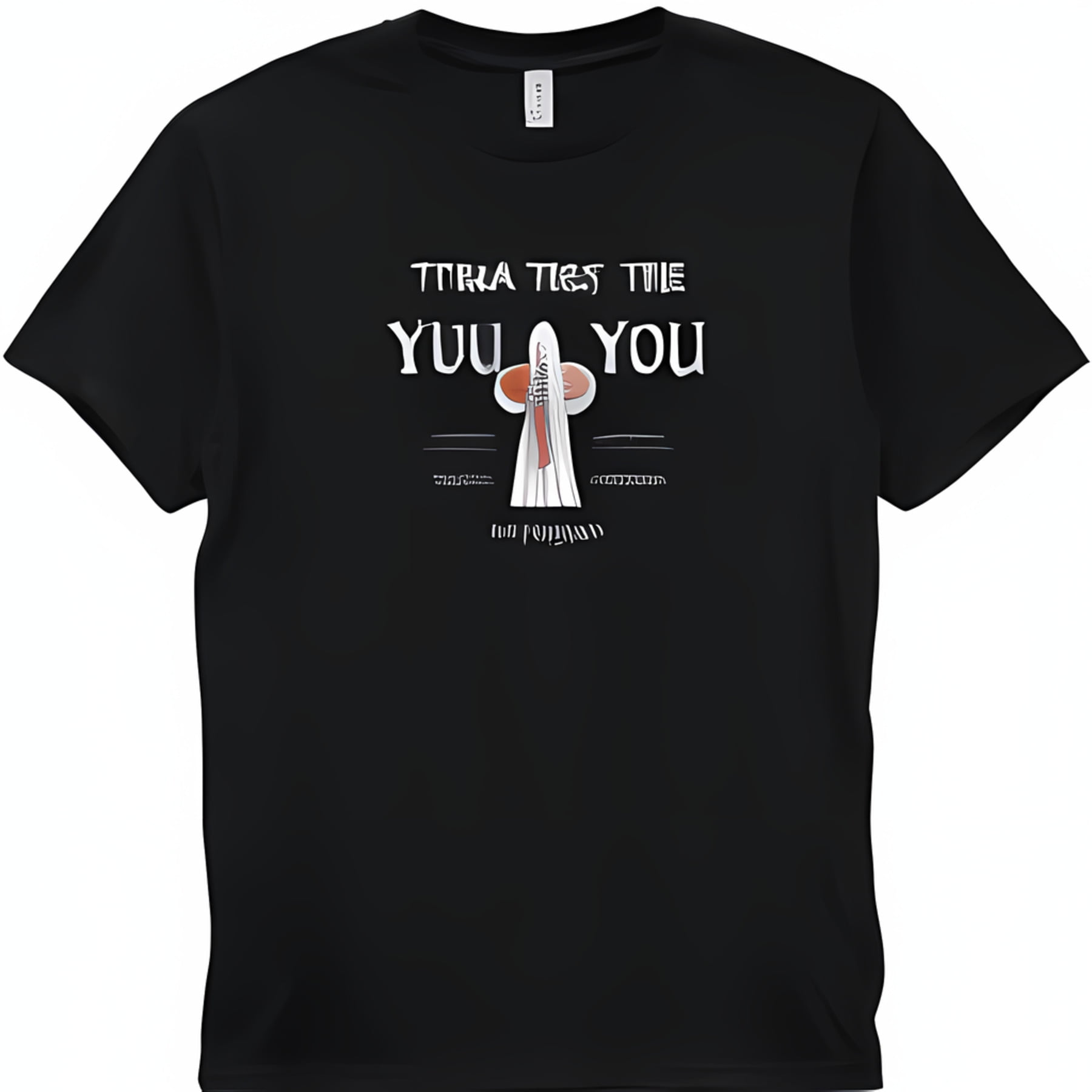 Black T-Shirt: Itria Ties The You Spaceship Design Sci Fi Movie Art ...