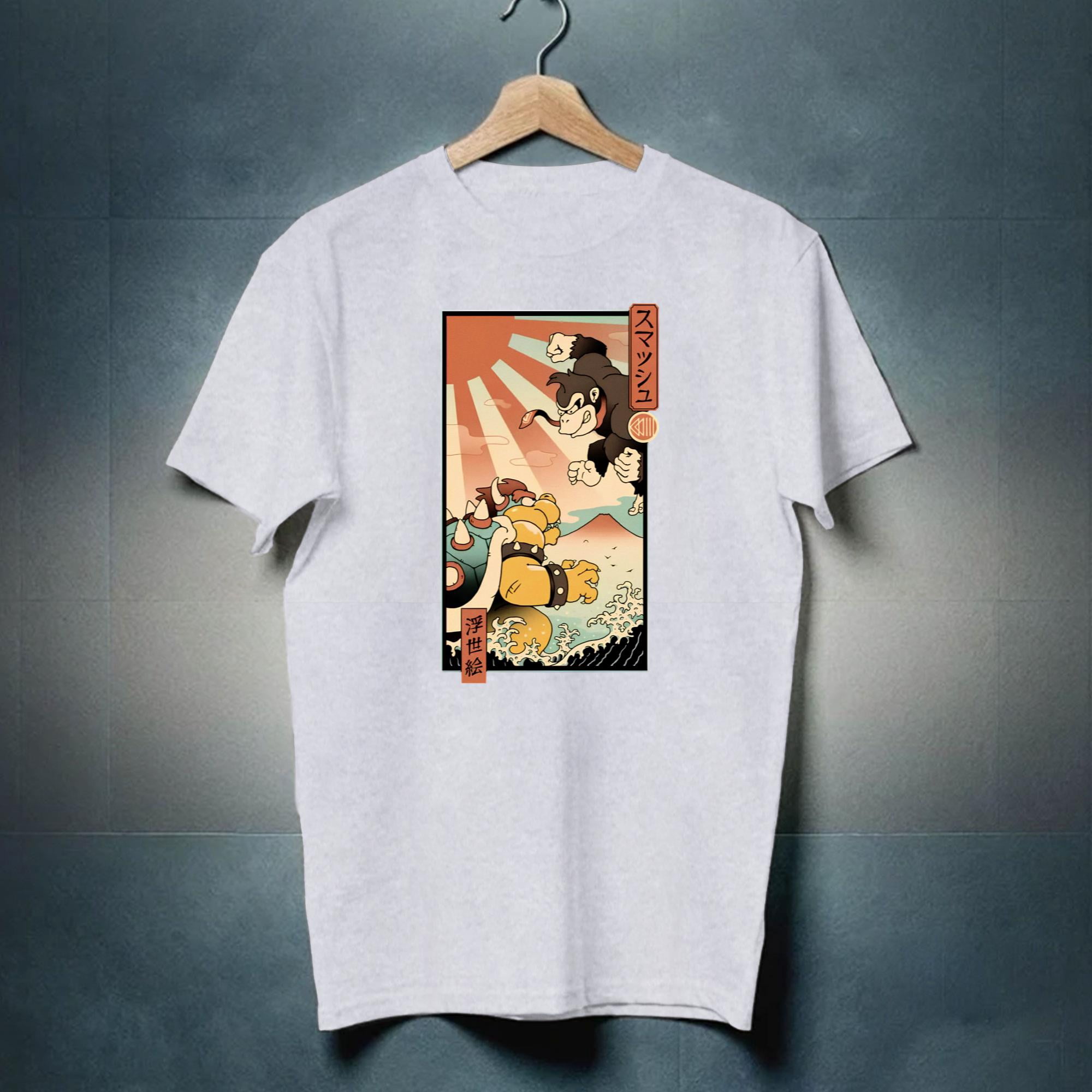 Black T-Shirt Men Women Children Smash bros bowser donkey kong-TH40353 ...