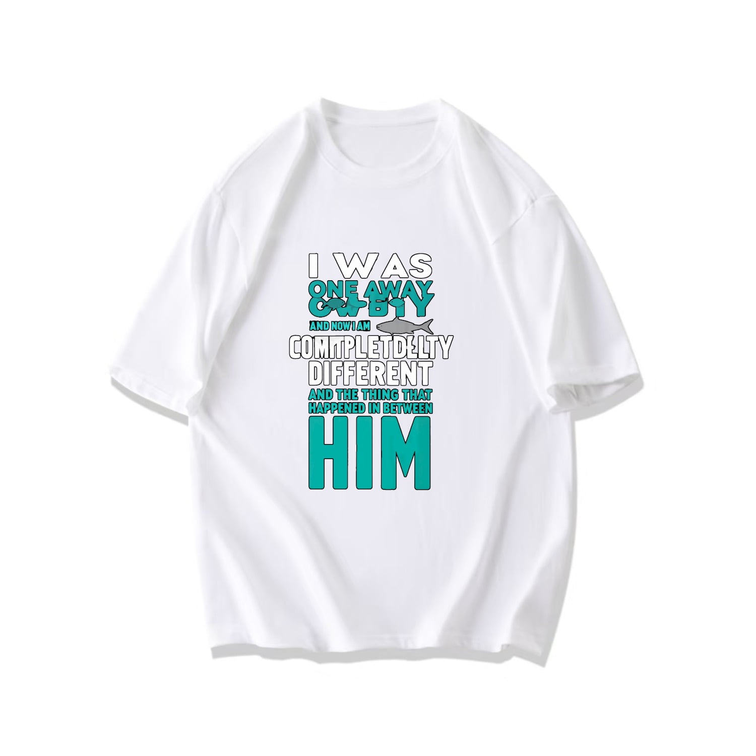 Black T-Shirt With I Was One Away From Being Completely Different And ...