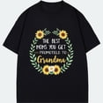 Black T Shirt With Sunflower And Daisy Wreath The Best Moms You Get ...