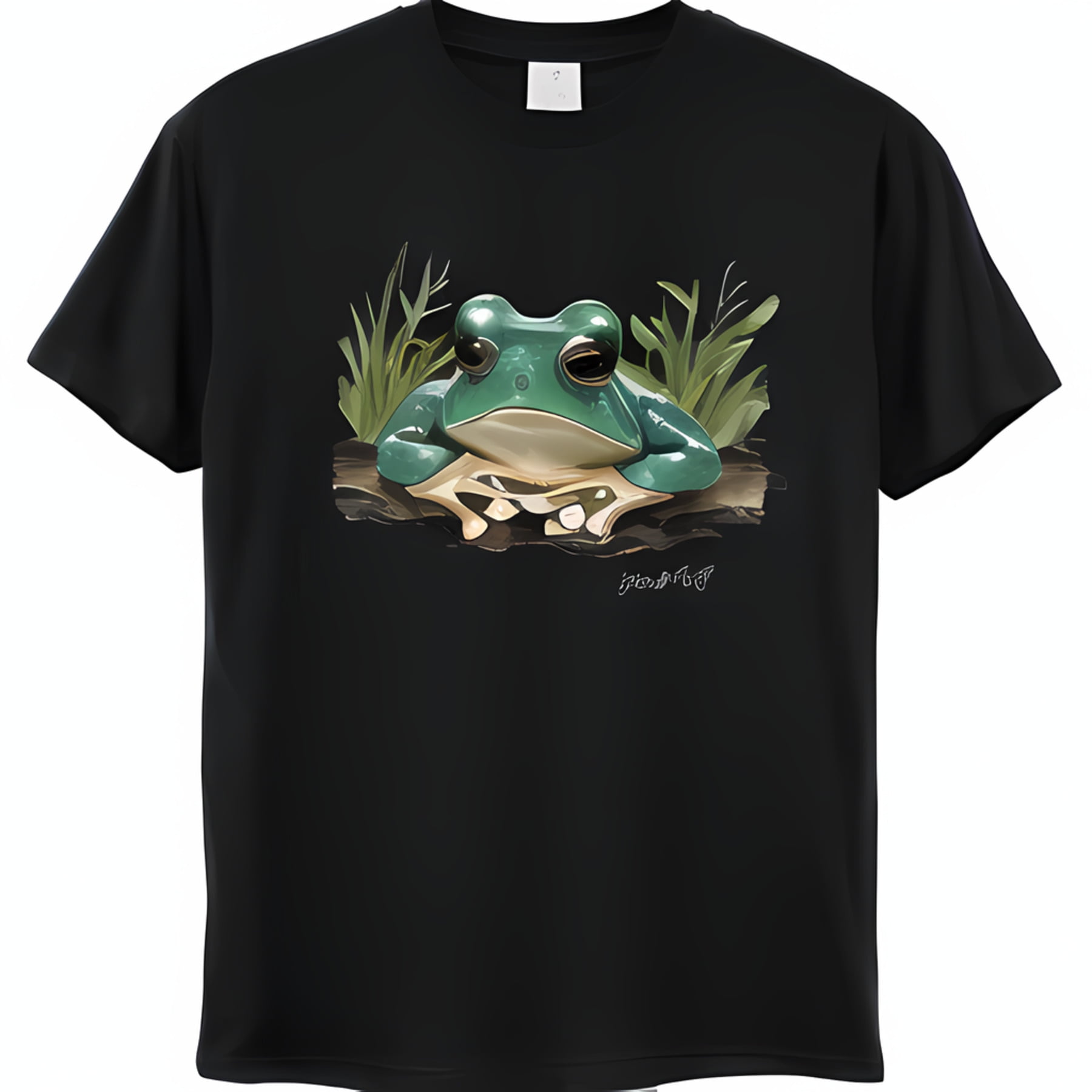 Black T-Shirt featuring 'conucre qu Quereque' in WhiteletTeers and a ...