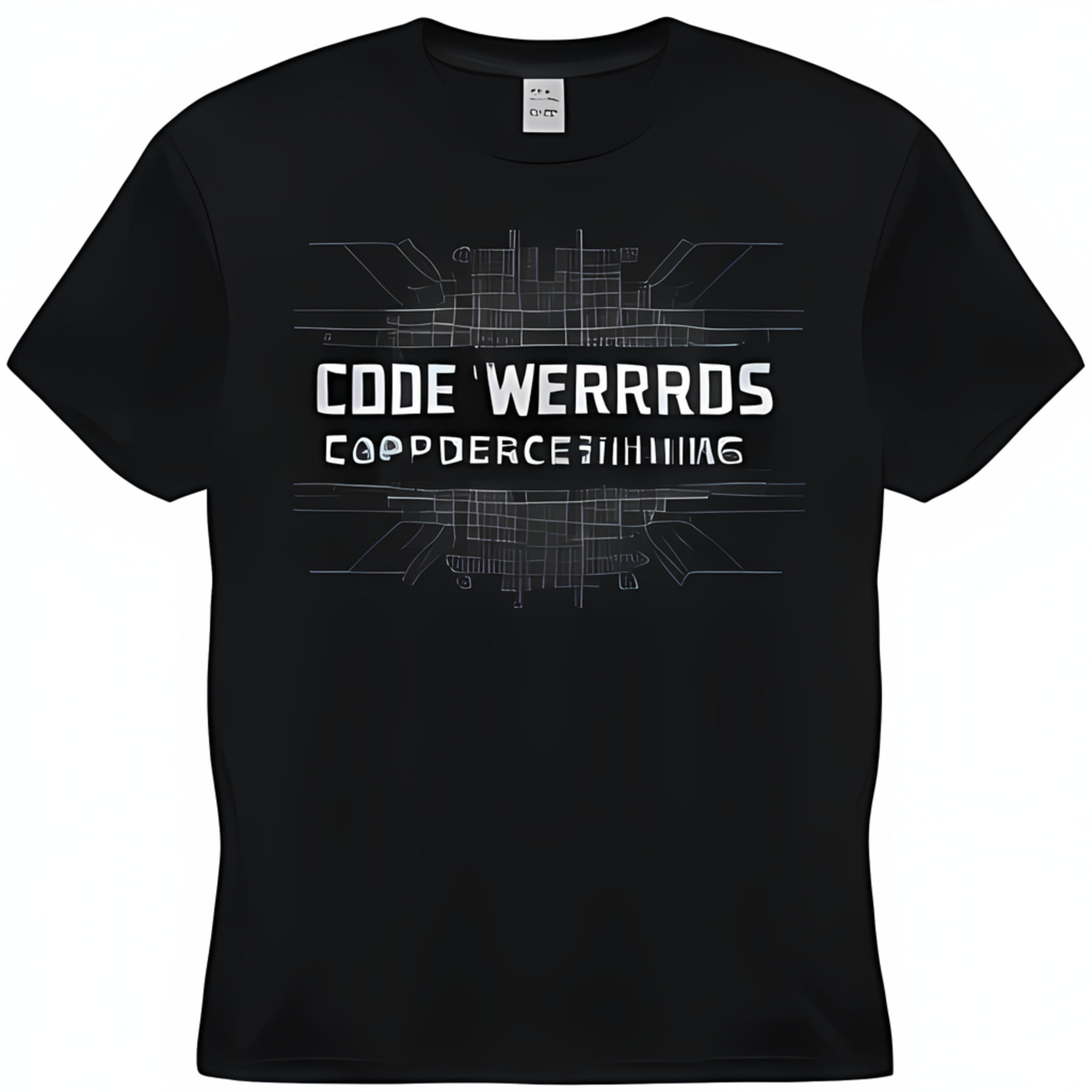 Black T-Shirt: 'tosodops' ArchiTeectural Circuitry Design Code & Cool ...