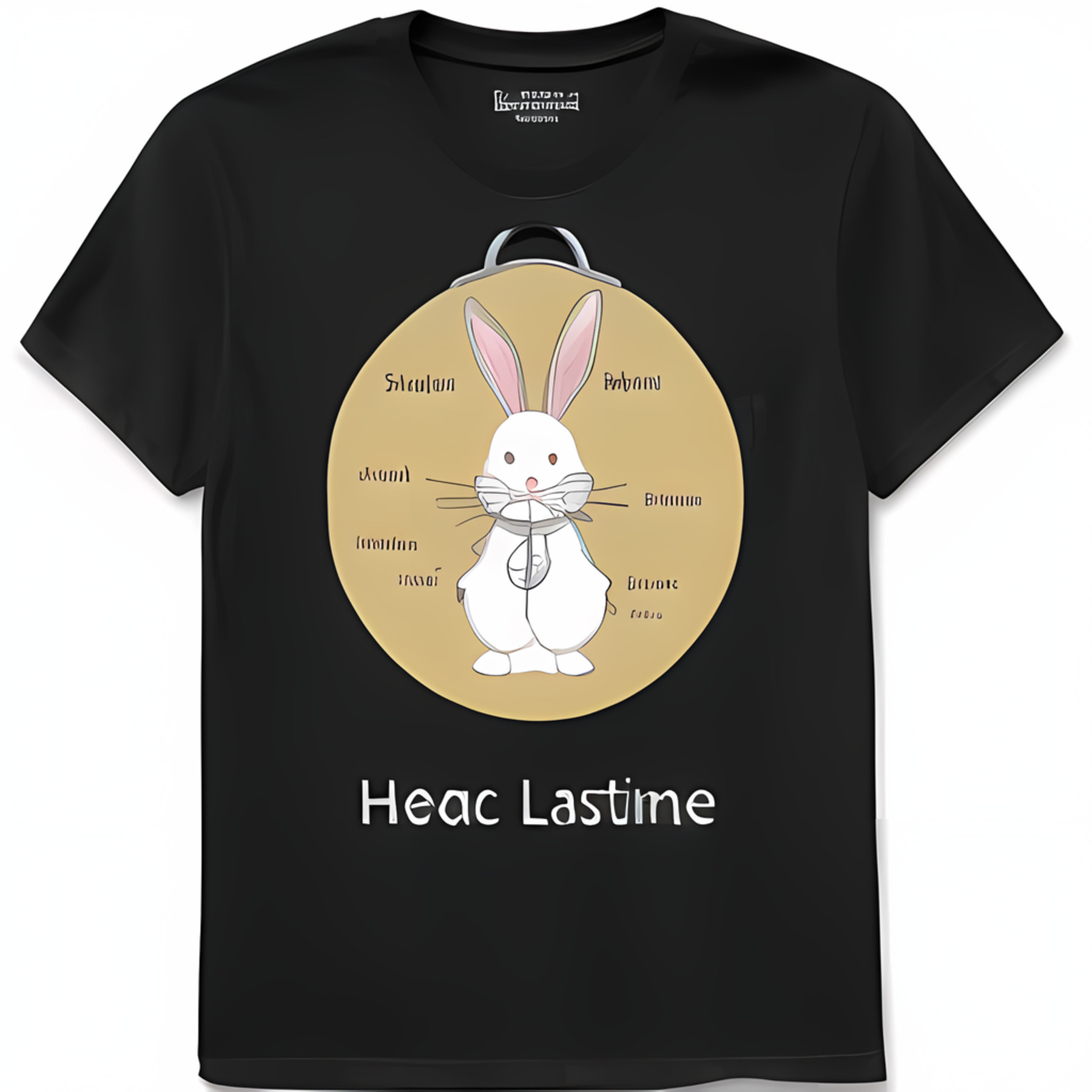 Black T-Shirt with 'Age of Crayons' Design featuring Goddess in PasTeel ...