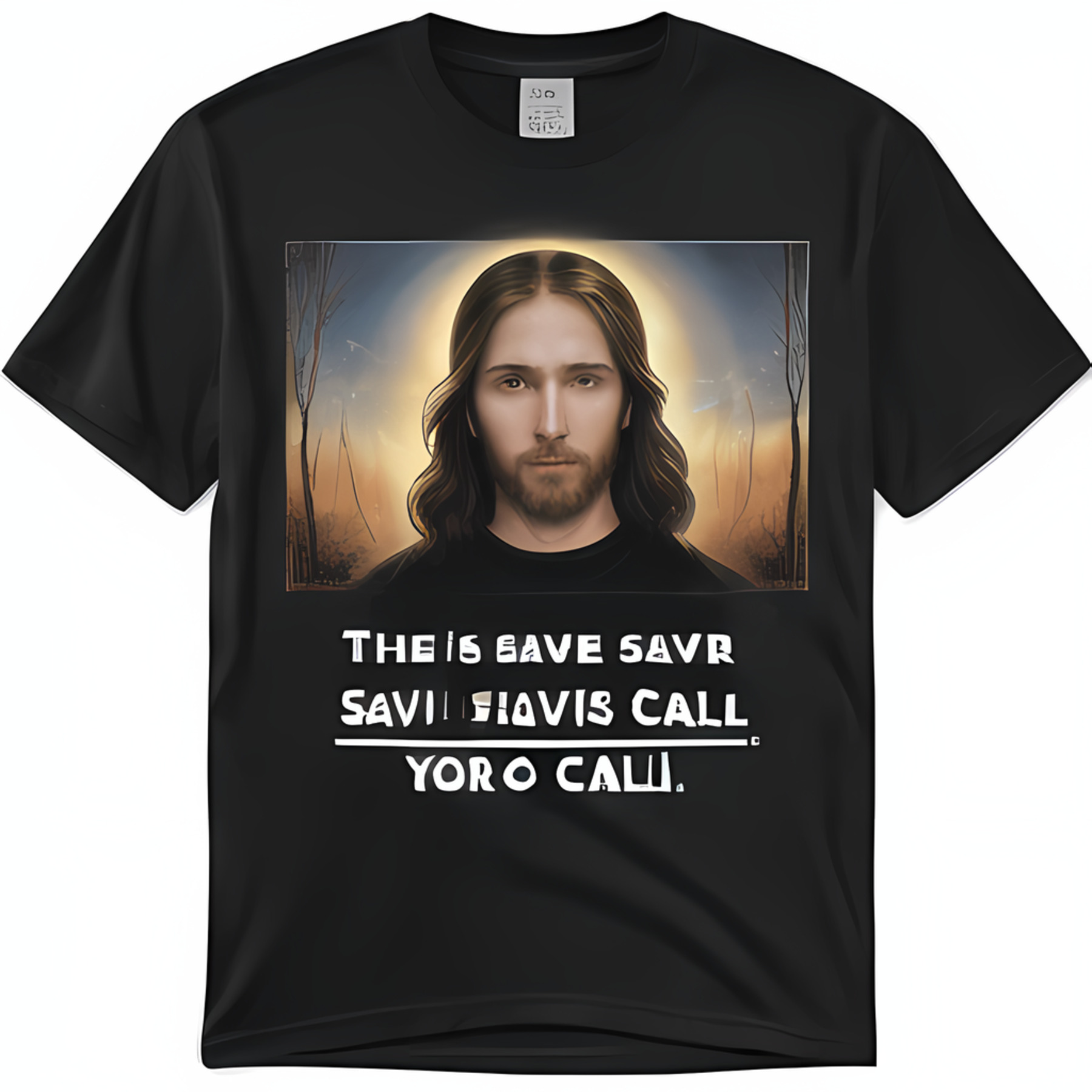 Black T-Shirt with 'B Sonia Gordin' Text & Finger Slide Dance Illustration Style Sunset ...