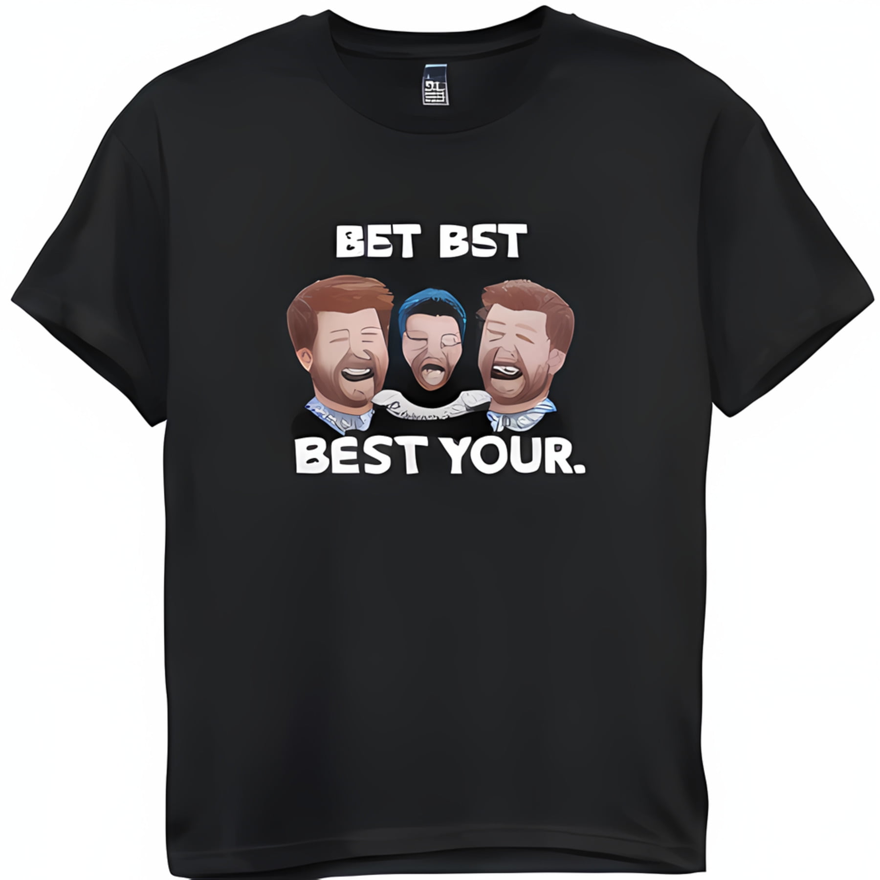 Black T-Shirt with 'Best Your' Text & Wrightson Style Caricature of Ron ...