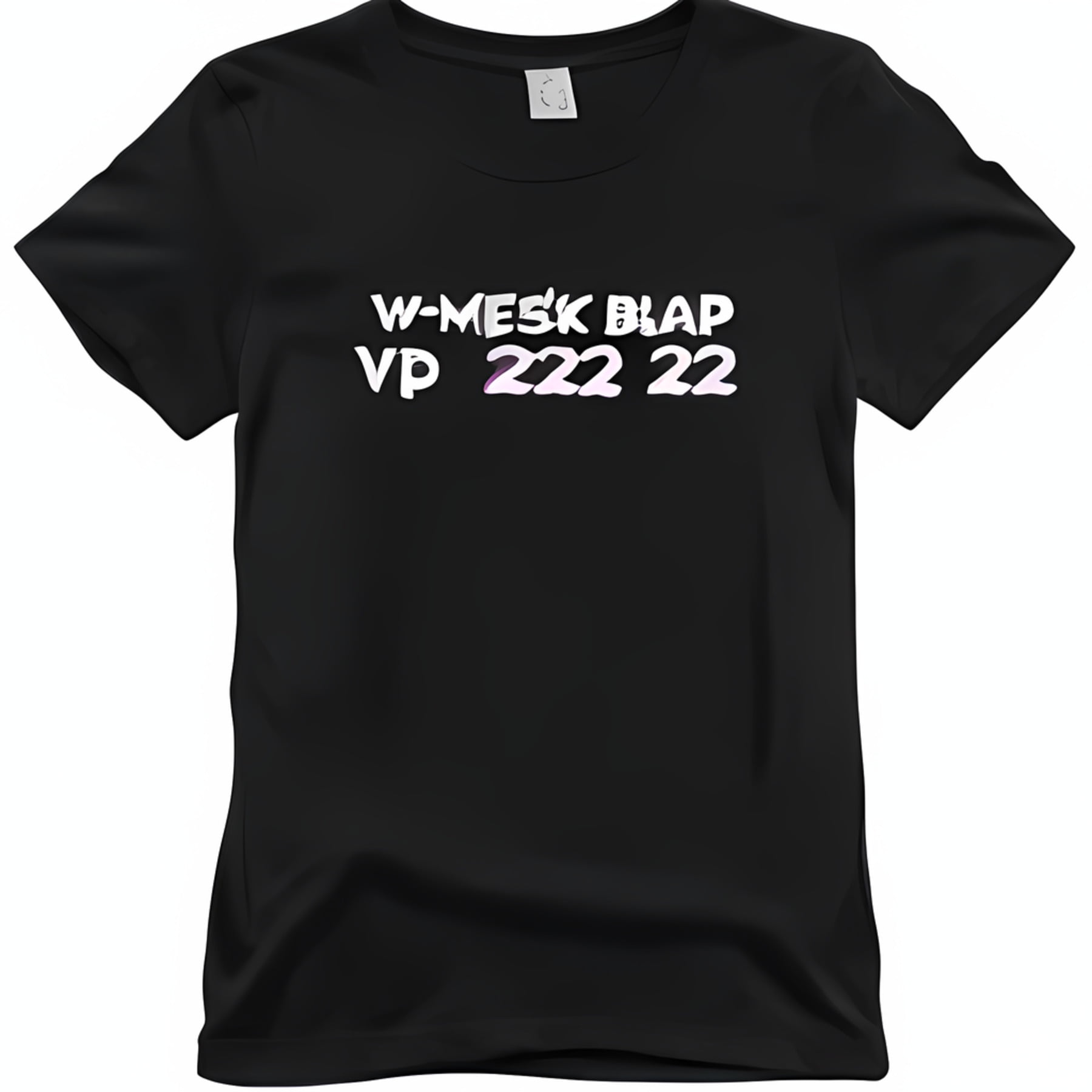 Black T-Shirt with Bold 'WurtleSimk' Design 2024 Blap Vpi and Number 9 ...
