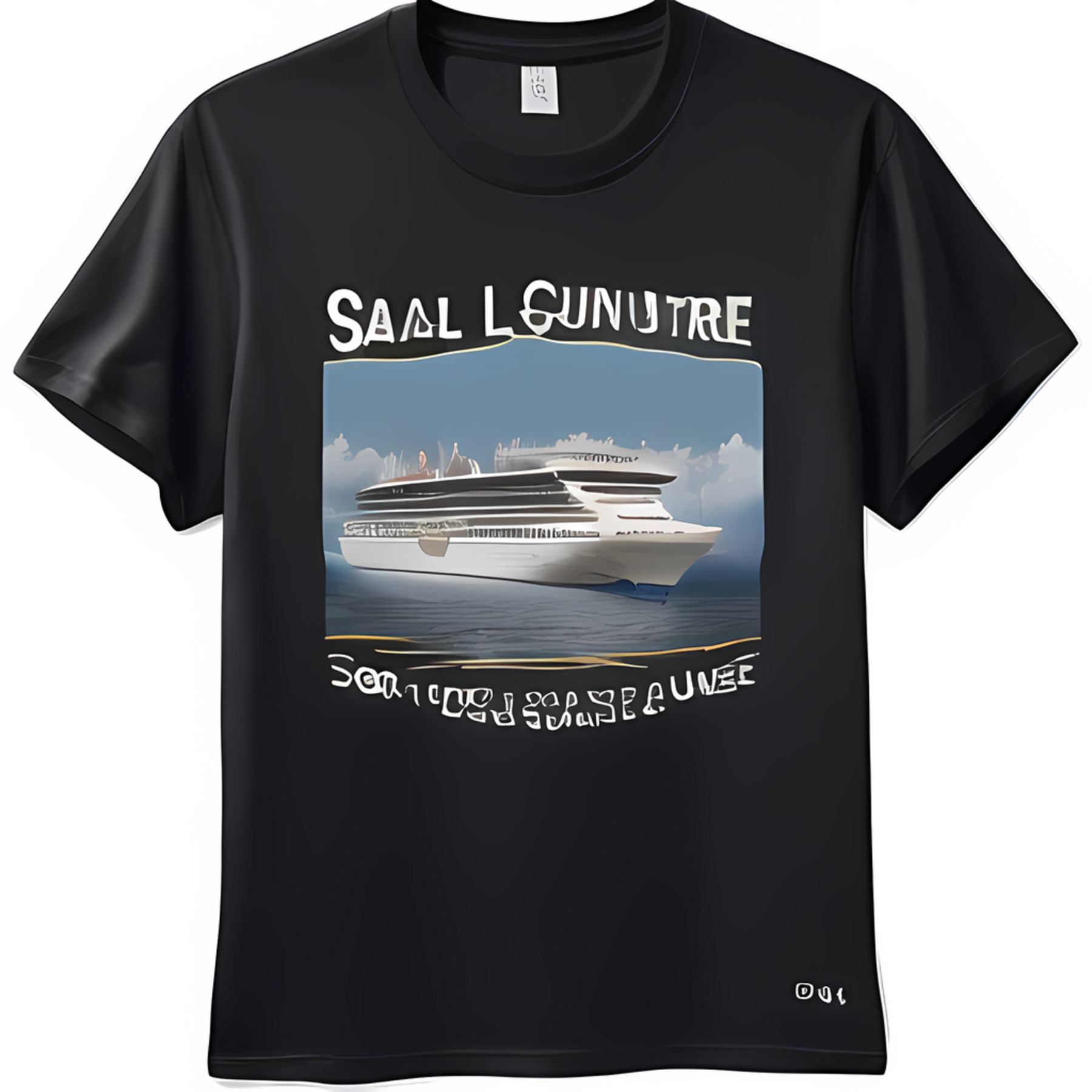 Black T-Shirt with Cupcake Design by Warhol & Koons 'Buke C Cheese ...