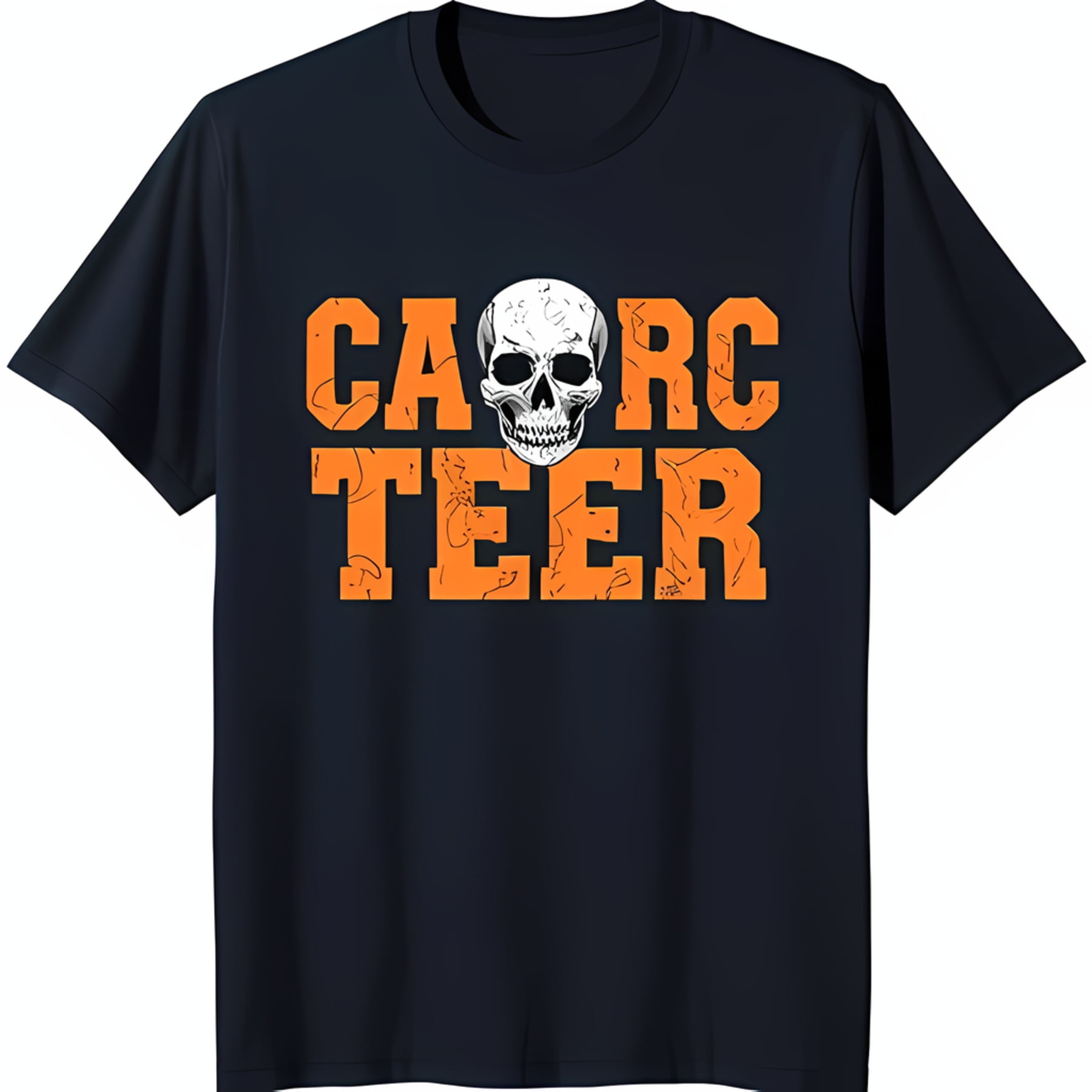 Black T-Shirt with & Design 'CARC TEER' Graphic Tee - Walmart.com