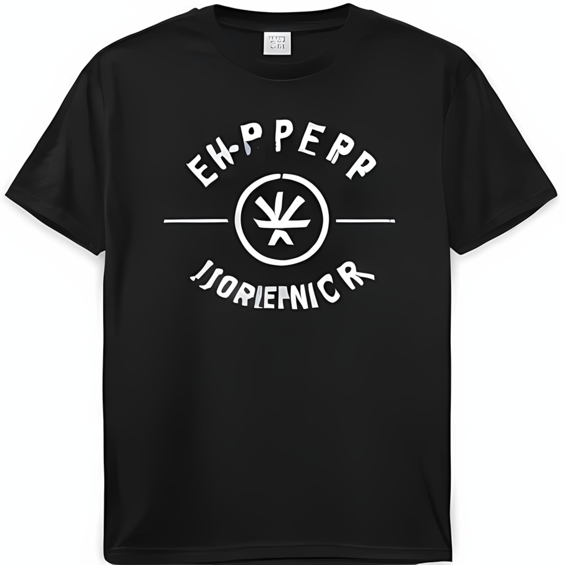 Black T-Shirt with Digital Lightning for Teech & Gaming Projects Unique ...