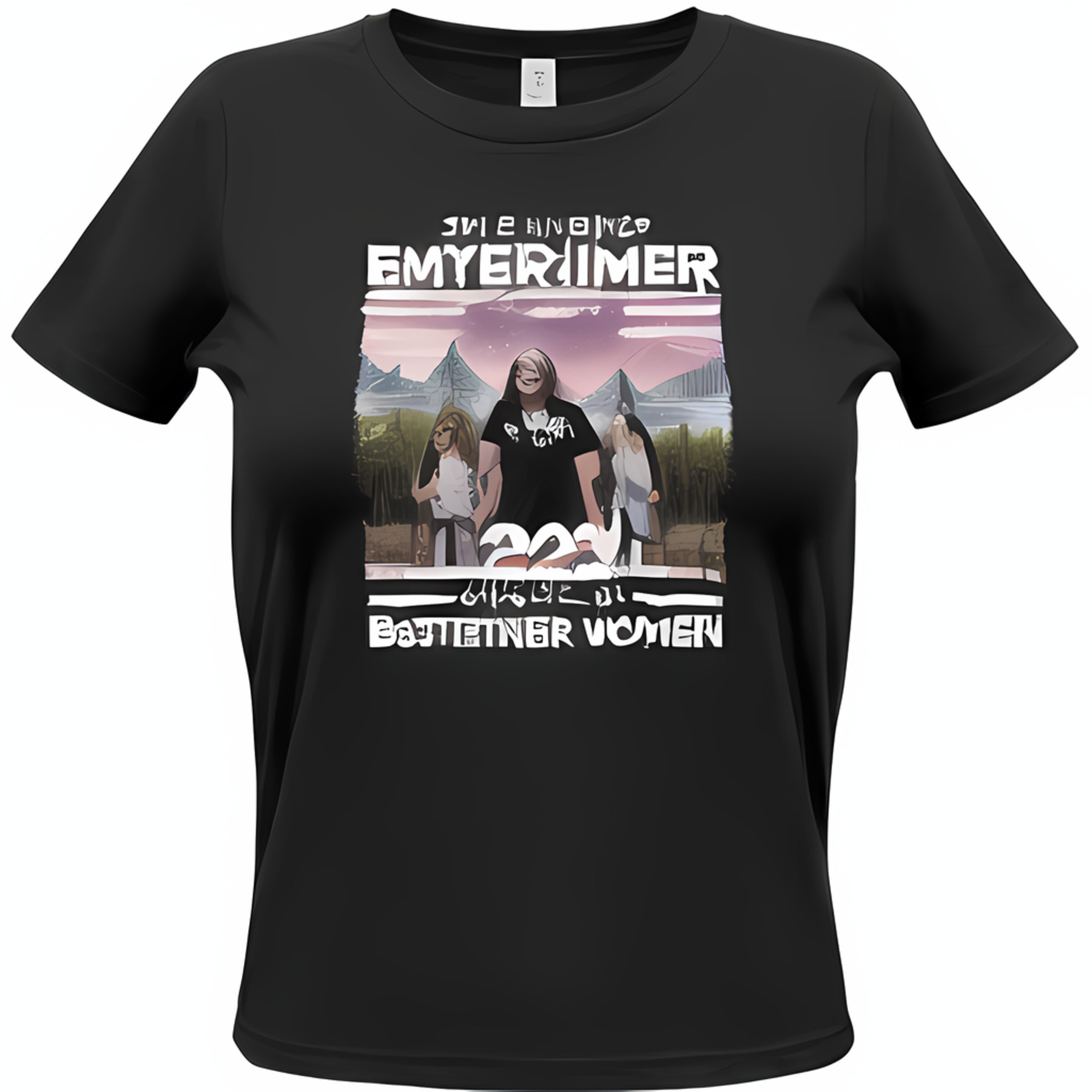 Black T-Shirt with Emory Dubliner Follower of the Year Design Featuring ...