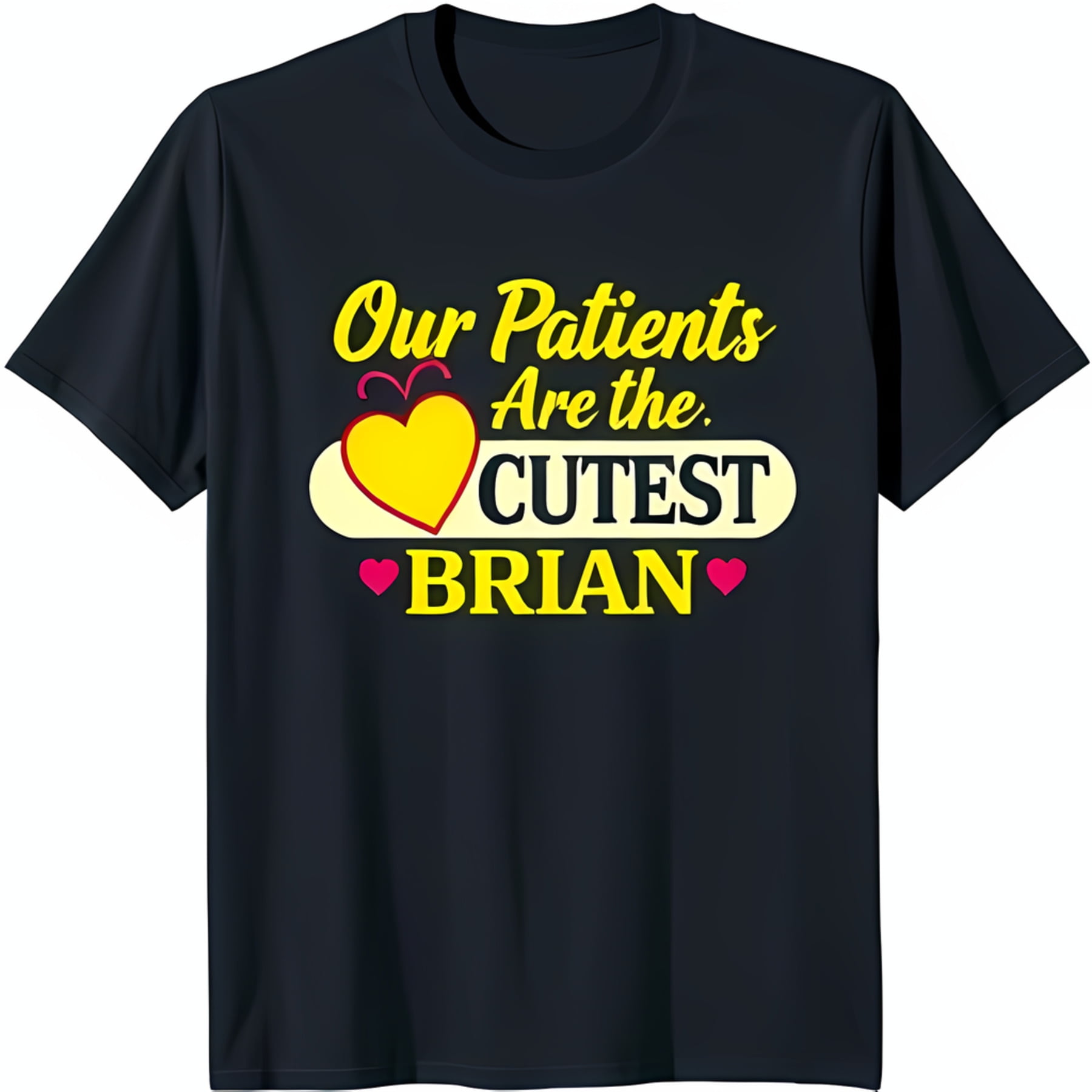Black T-Shirt with Heartfelt Graphic: Celebrate Patient Provider ...