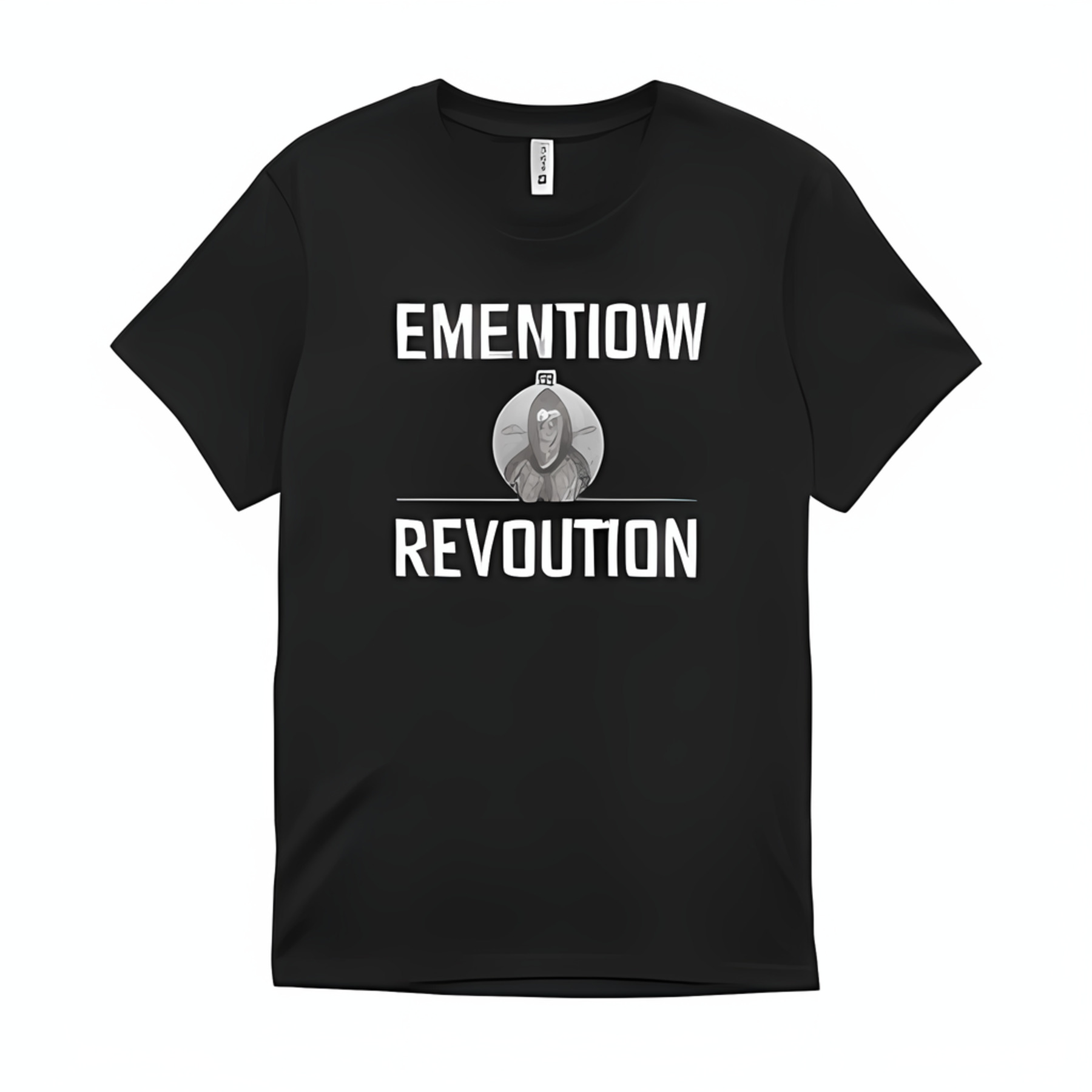 Black T-Shirt with MLK Revolution Design Music Concert & Political ...