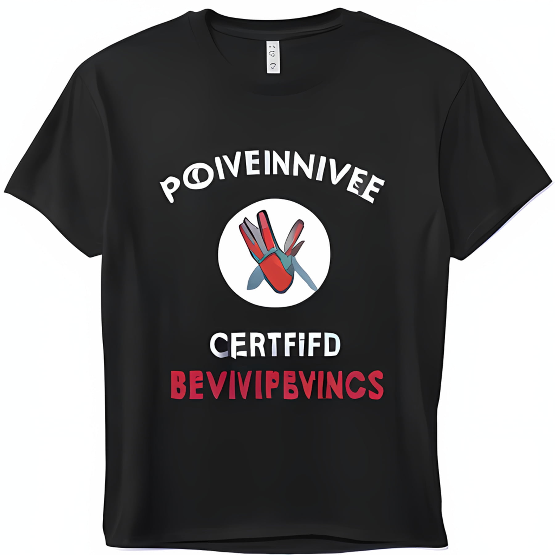 Black T-Shirt with Powerful Message and First Aid Symbol Jackie Vining ...