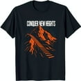 Black T-Shirt with & Range Graphic 'CONQUER NEW HEIGHTS' Design ...