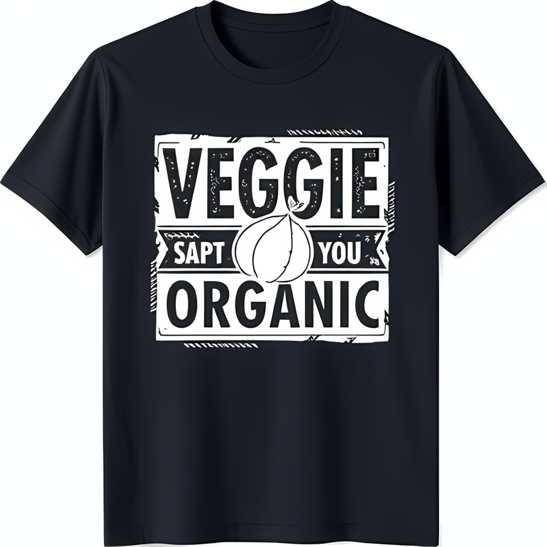 Black T-Shirt with Vibrant Yoga Graphic: Upside Down Woman in Green ...