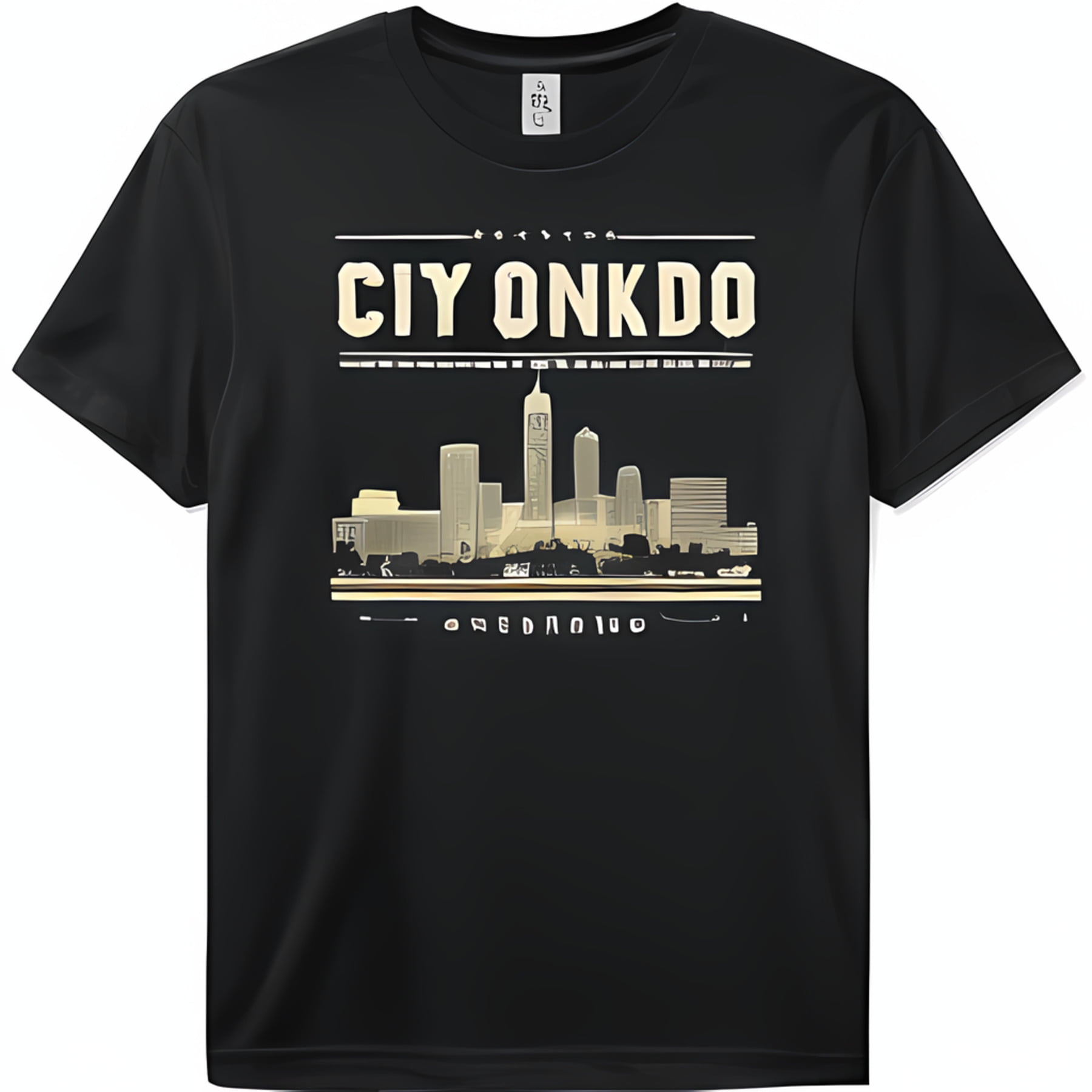 Black T-Shirt with 'WEAR YOUR HEART ON YOUR SLEEVE' Text & Smoke Hearts ...