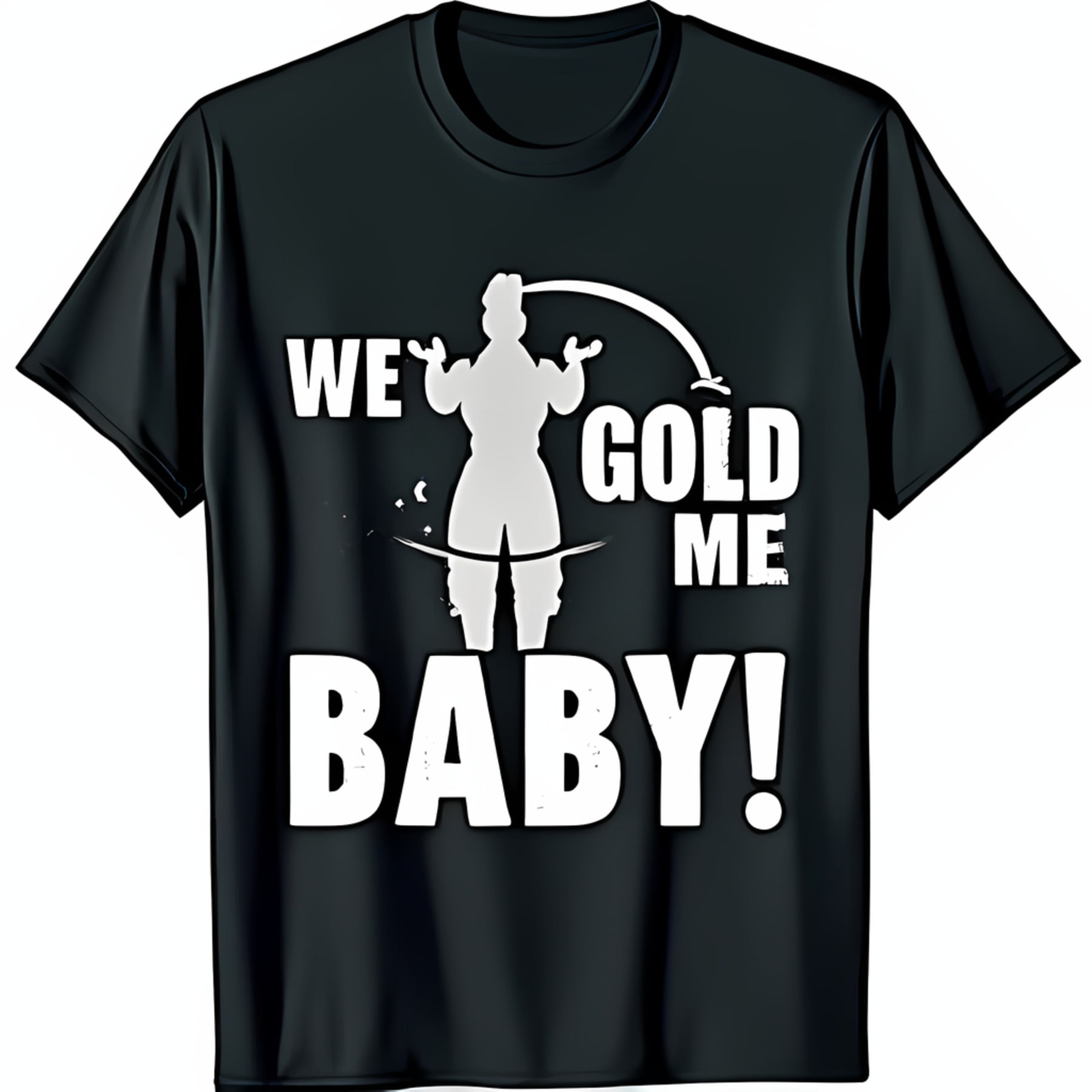 Black T-Shirt with White of Archer and Starry Background WE GOLD ME ...