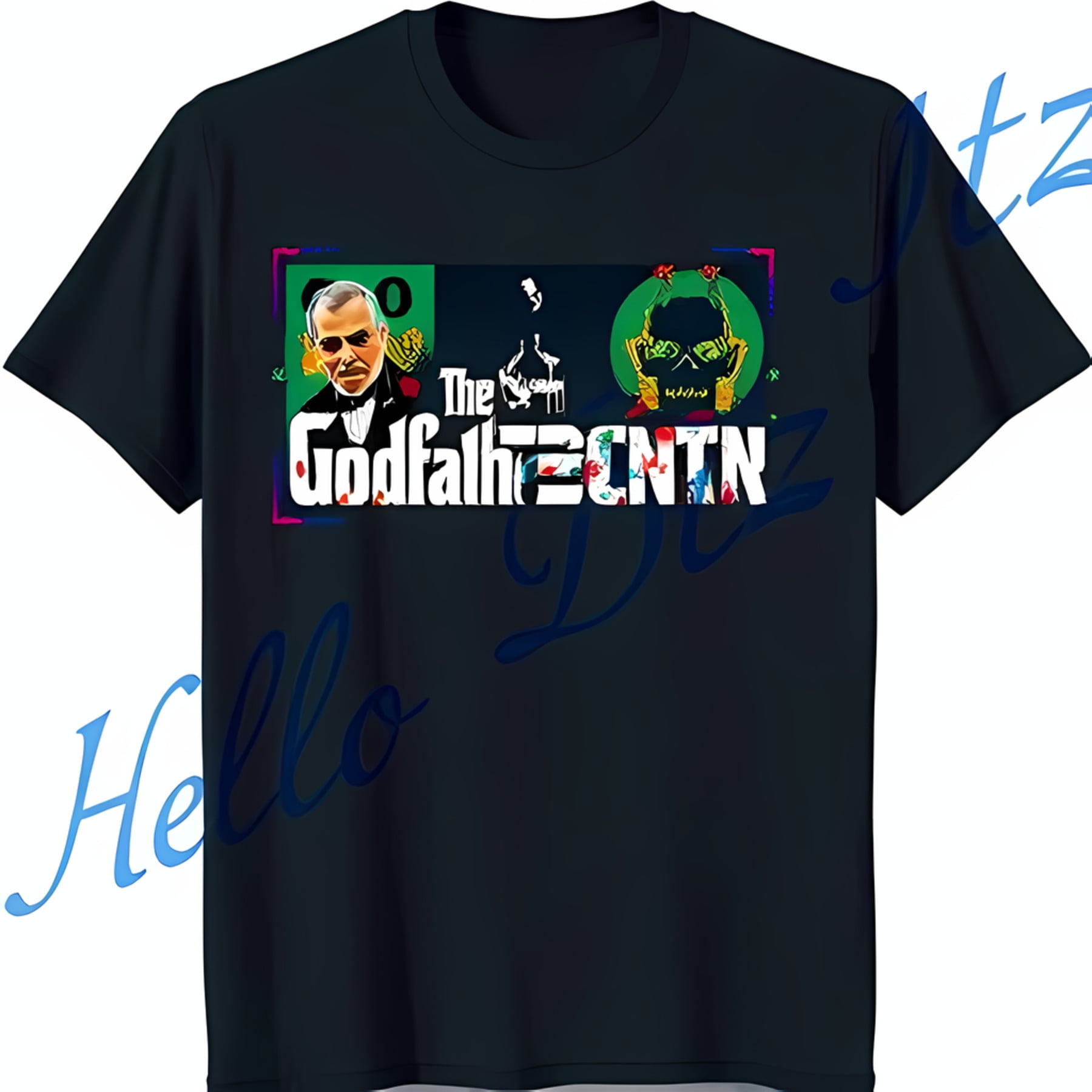 Black T-Shirt with as Don Graphic Part II: CNTN - Walmart.com