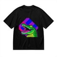 Black T Shirts for Men, Alligator, Pixel Art, Retro Game Graphic Mens ...