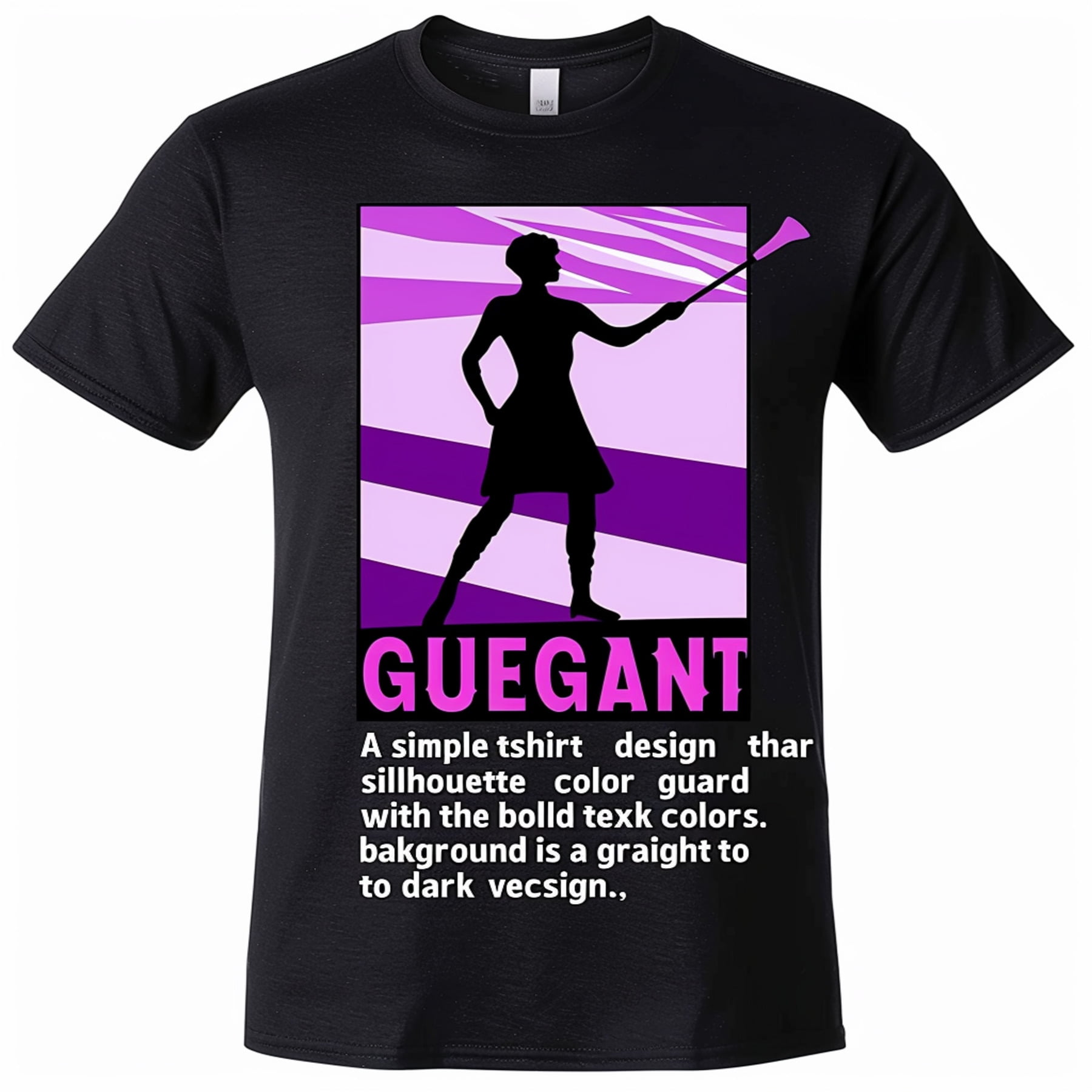 Black TShirt Collection: Stylish Silhouettes Bold Text and Vibrant ...