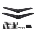 Black TV Stand Base Bracket for 28 to 65 Inch TVs No Drill Mounting ...